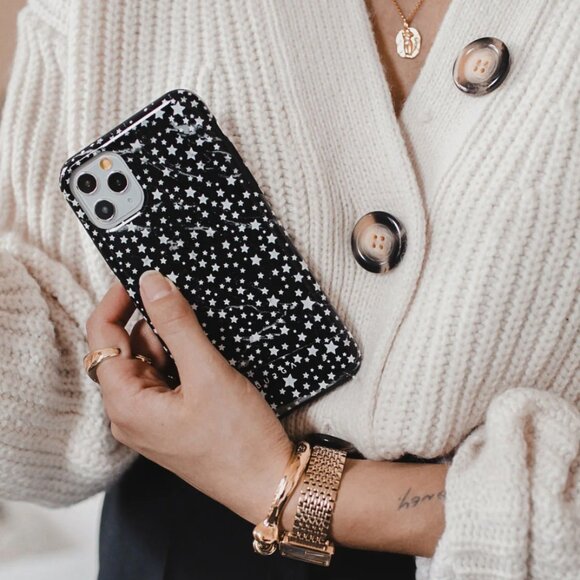 Burga | Cell Phones & Accessories | Burga Black And White Starry Night ...